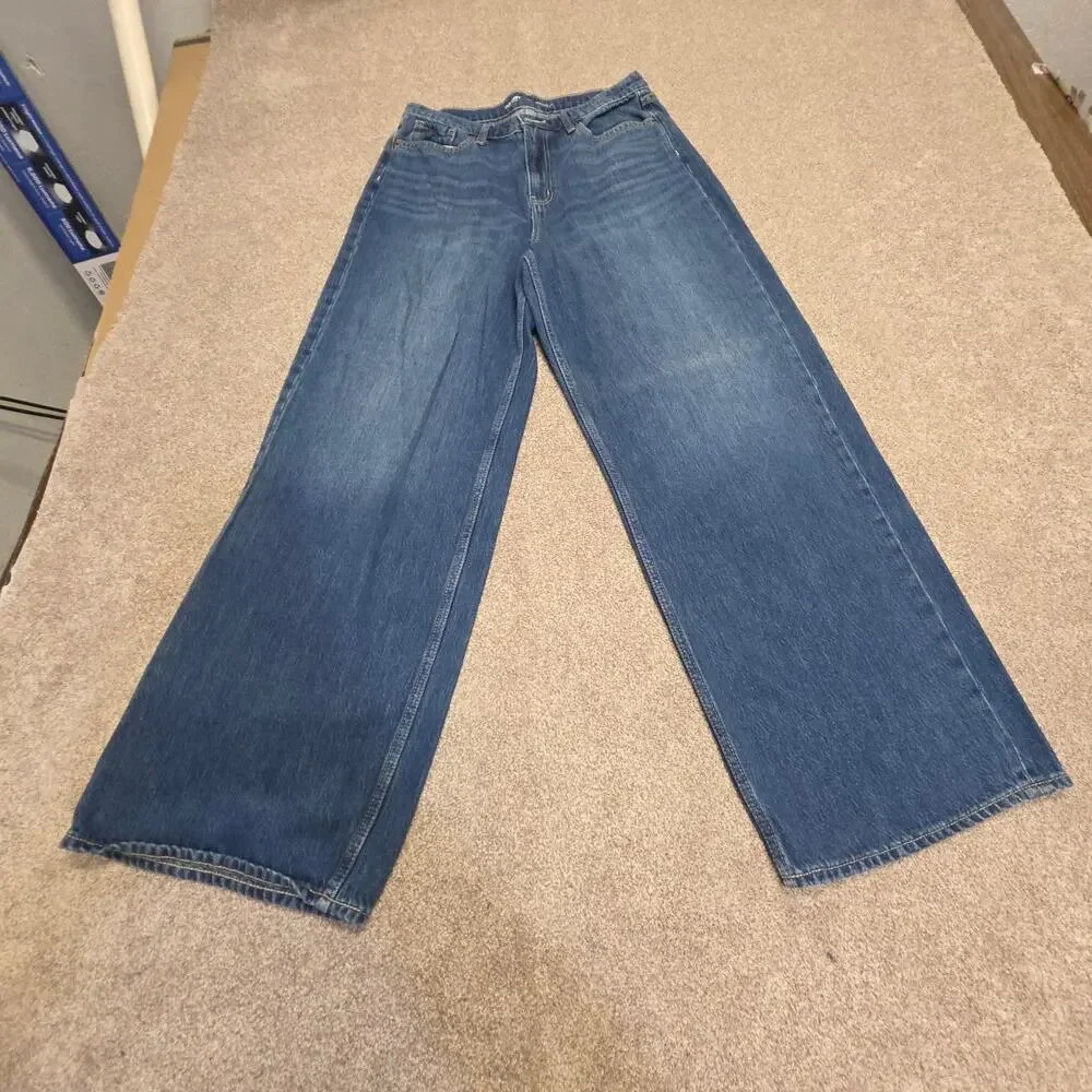 Old Navy | Jeans | Indie Sleaze Barrel Baggy Wide Leg Highrise Jeans ...